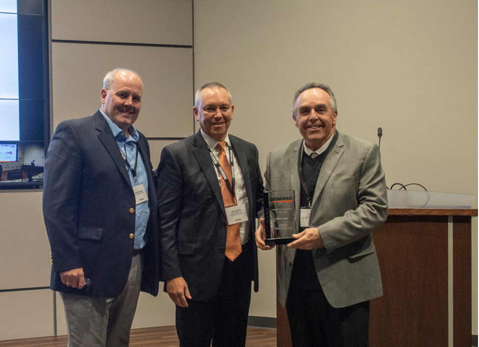 Jones Logistics Named Generac's Logistics Supplier of the Year